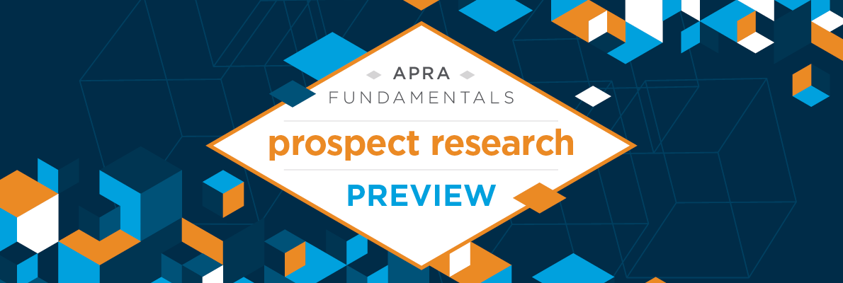 Apra Fundamentals: An Energizing Way to Build Your Prospect Development Career
